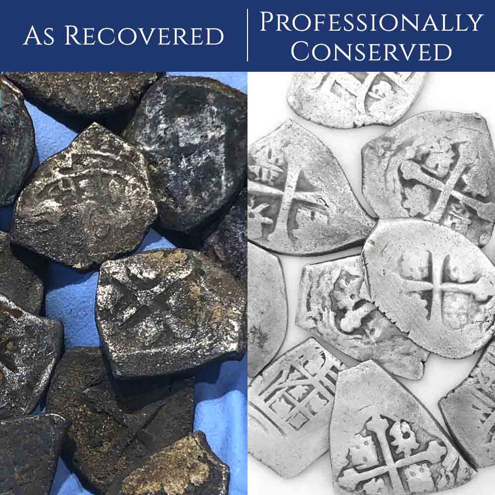 1715 Spanish Treasure Fleet Shipwreck Coin Jewelry for Sale - Cannon ...