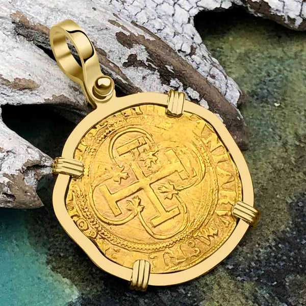 Spanish Gold Doubloon Necklaces - Cannon Beach Treasure Company