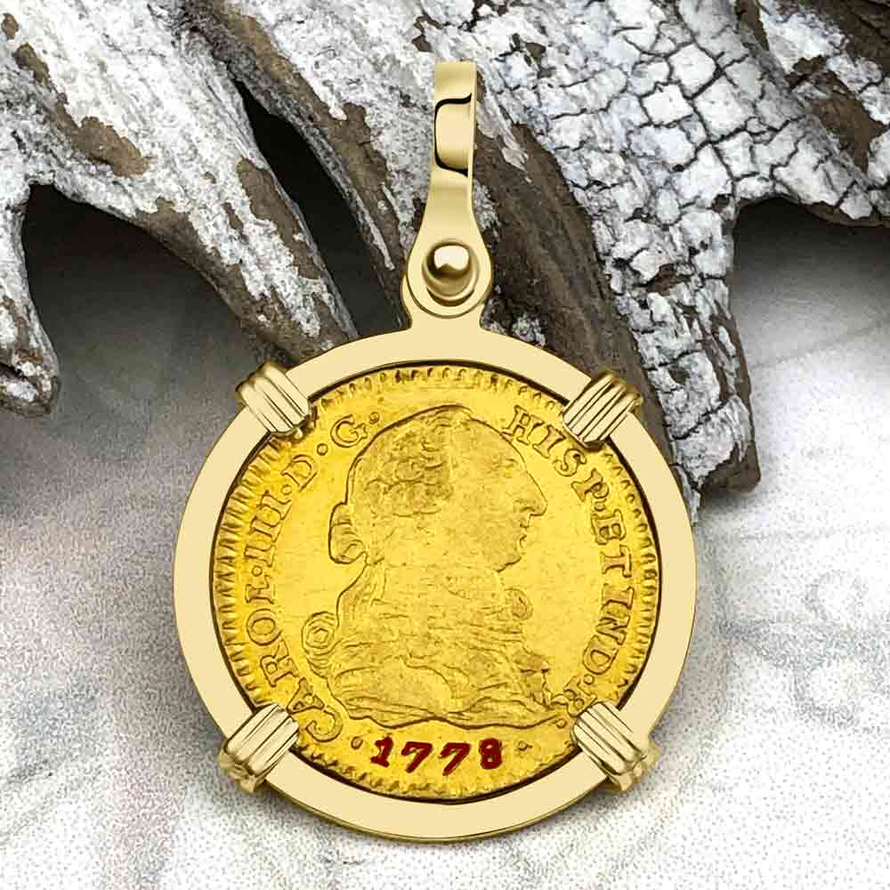 Gold Spanish Doubloon Necklace Collection - Cannon Beach Treasure Company