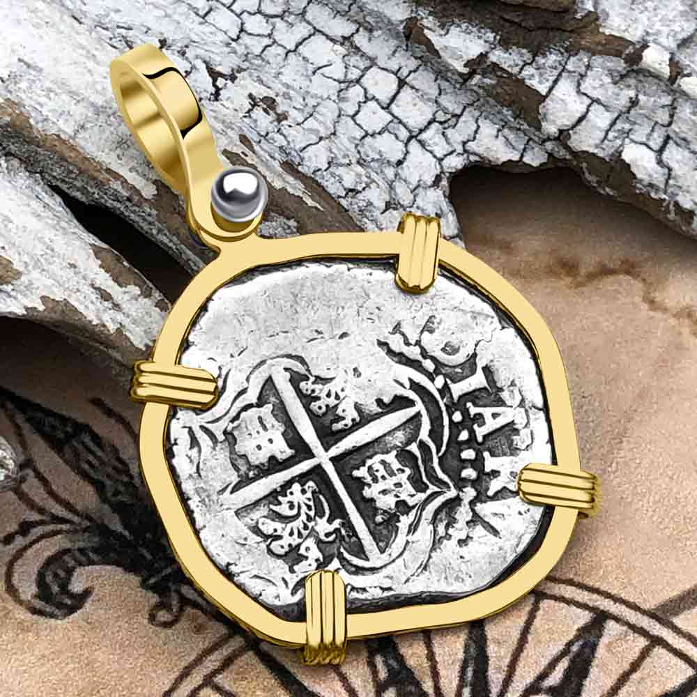 Atocha Era Spanish 1 Reale Pirate Piece of Eight Sterling Silver ...