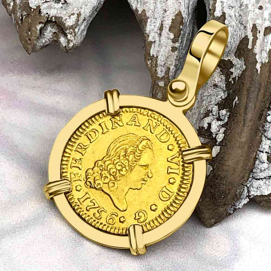 Gold Spanish Doubloon Necklace Collection - Cannon Beach Treasure Company